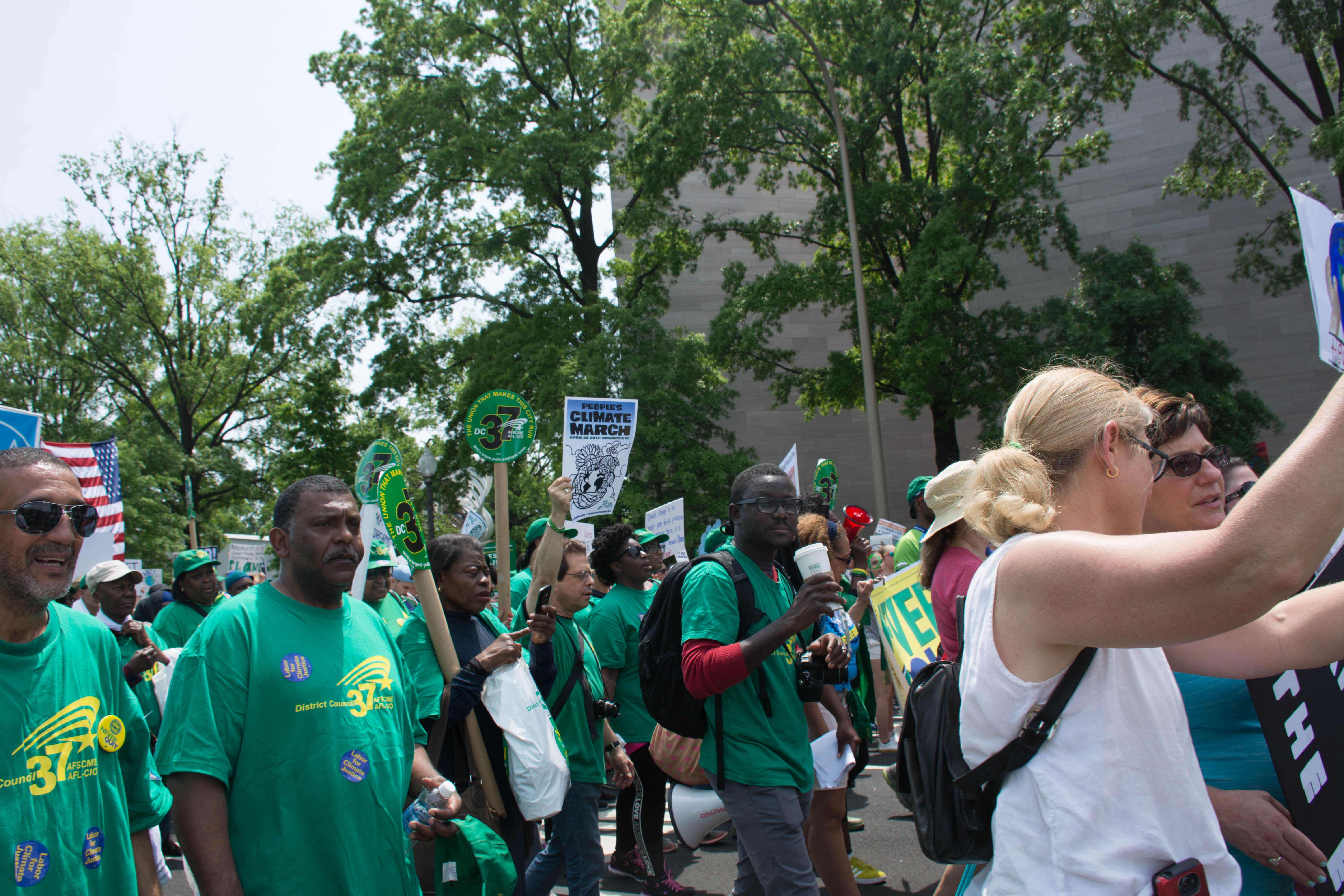 Local 375 Marched for Climate, Jobs and Justice | Local 375 AFSCME ...