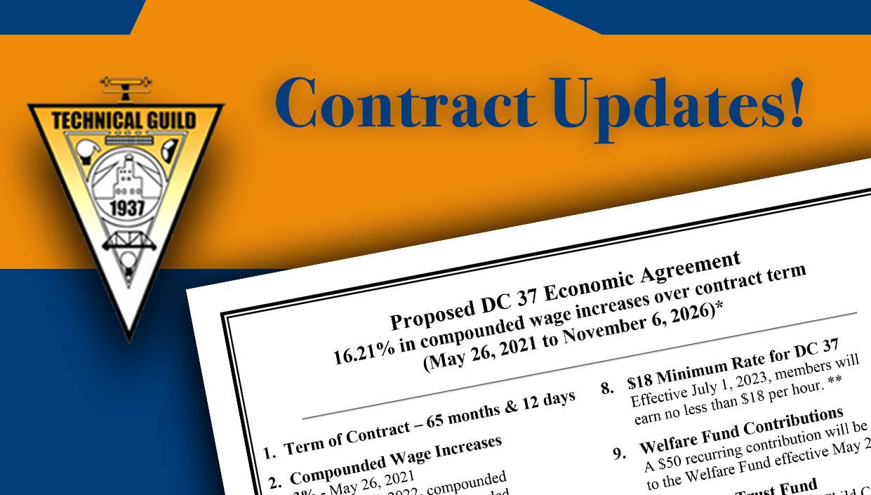 Proposed DC 37 Economic Agreement 2021-2026 | Local 375 AFSCME Union Hall